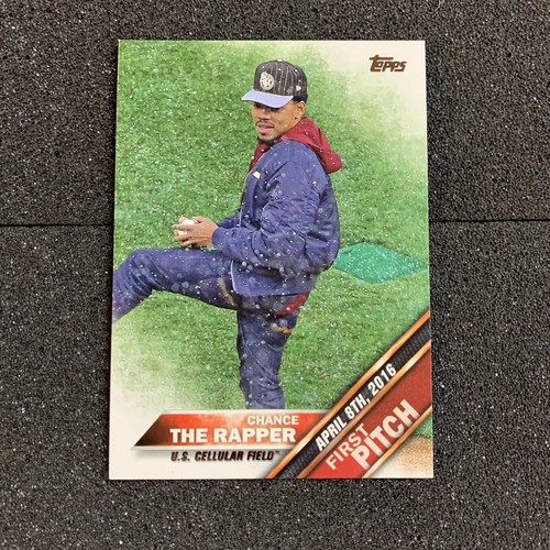 2016 Topps Update First Pitch Chance The Rapper | eBay