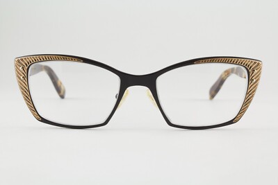 Authentic Jean Lafont IVY 181 52mm Black Gold Tortoise Glasses Frames ...