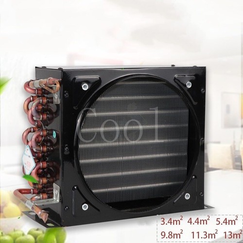 Refrigerator Condenser Aluminum Fin Air-cooled Water-cooled Heat ...
