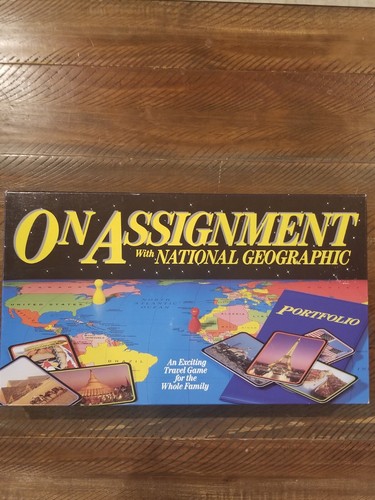 1990 Vintage "On Assignment With National Geographic" Game Opened | eBay