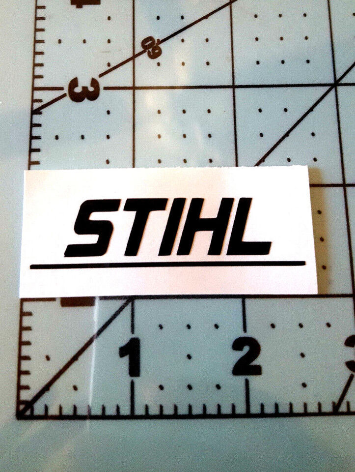 STIHL CUSTOM CHAINSAW CLUTCH COVER LETTERING STICKER DECAL TO ...