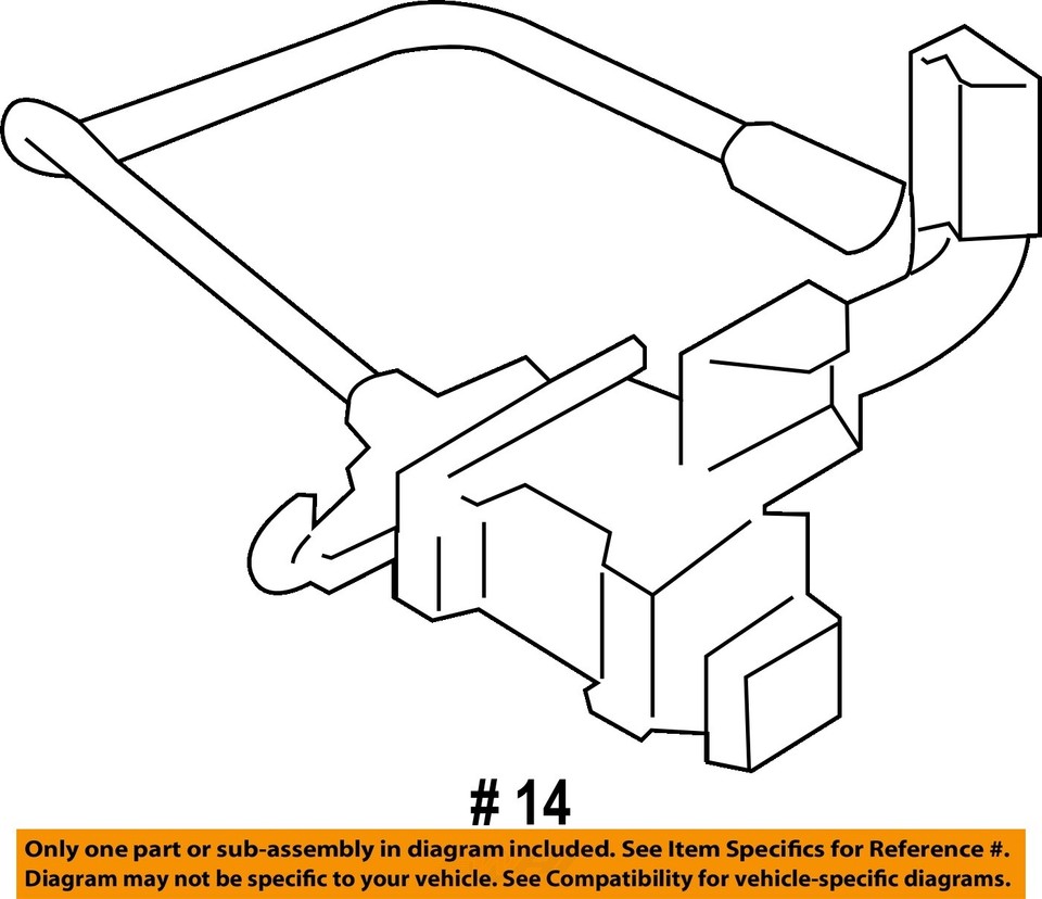 FORD OEM 14-23 Transit Connect Hood Hood Components-Safety Catch ...