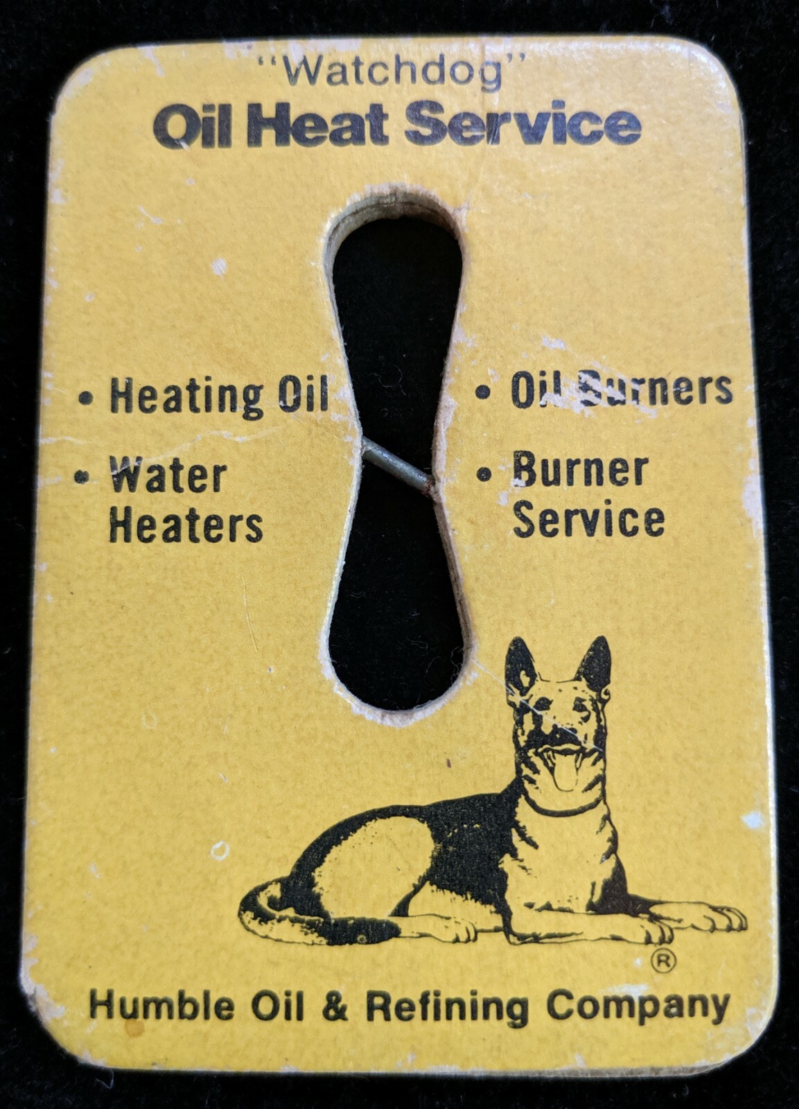 Humble Oil & Refining ESSO Watchdog Oil Heat 1950's Advert. Scissor ...