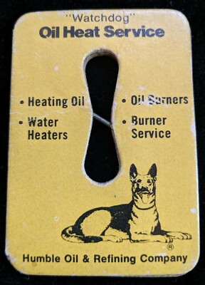 Humble Oil & Refining ESSO Watchdog Oil Heat 1950's Advert. Scissor ...