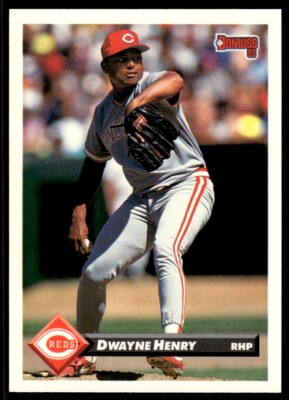 1993 Donruss Baseball Card Dwayne Henry Cincinnati Reds #478 | eBay