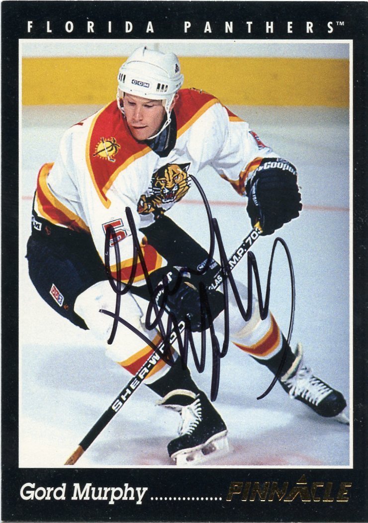 GORD MURPHY PANTHERS AUTOGRAPH AUTO 93-94 PINNACLE #380 *43959 | eBay