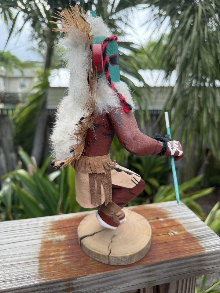 12" Hopi Kachina Doll “Chasing Star” Signed Mindy C Native American Art ...