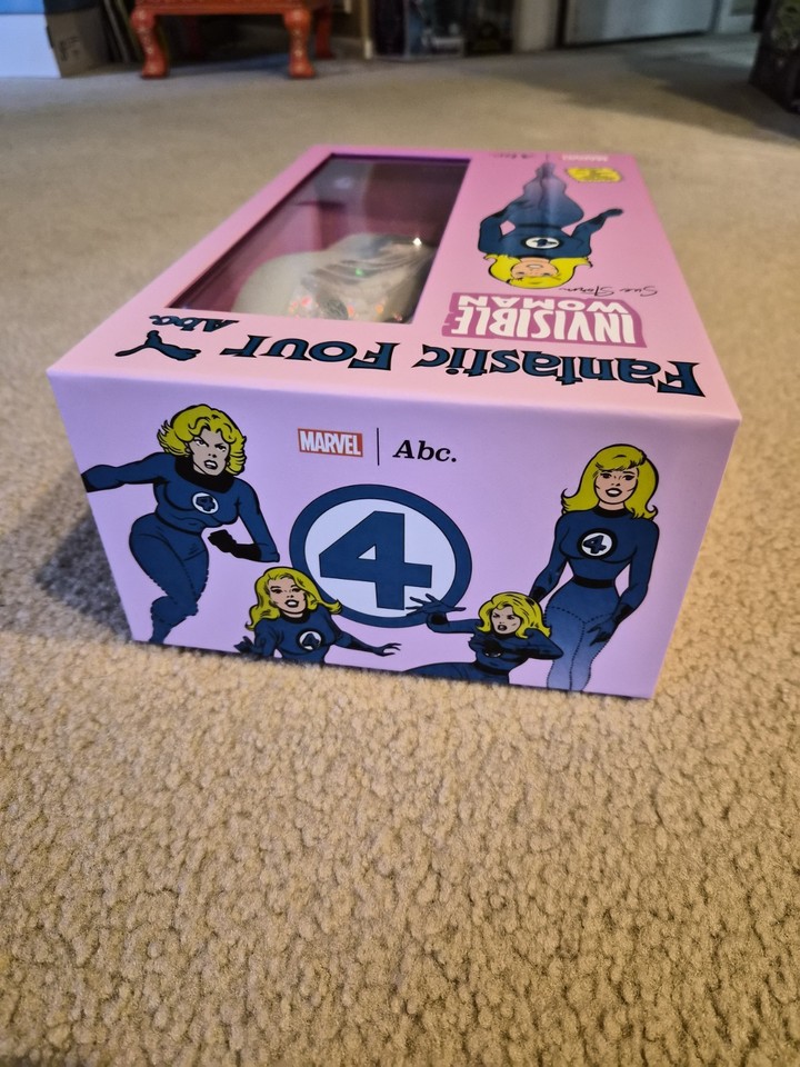 Puma Abc FANTASTIC FOUR Mystery Box INVISIBLE WOMAN Susan Storm Size 8. ...