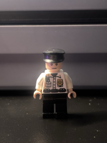 LEGO Batman Videogame Police Officer White Minifigure Custom, 2006-2008 ...