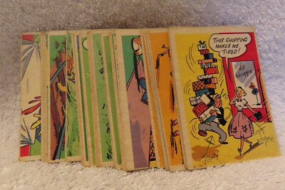 1957 Topps Goofy Series Postcards (42ea) | eBay