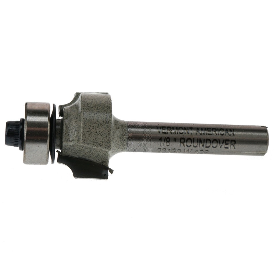 Vermont American 23130 Carbide Tipped 1/8" Roundover / Beading Router ...