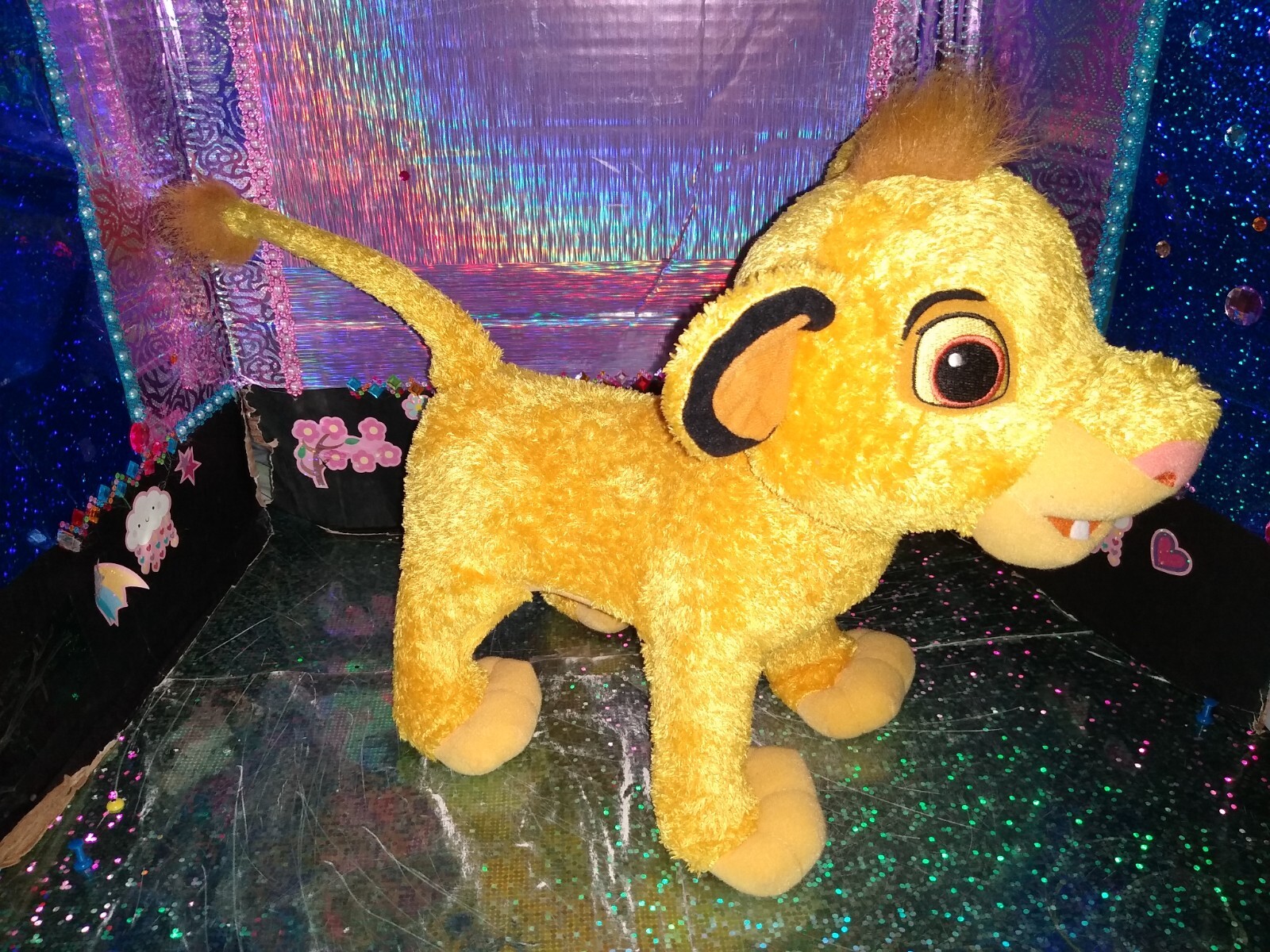 Vtg. 🦄Hasbro /Disney The Lion King Talking "My Singing Simba" '2002 14 ...