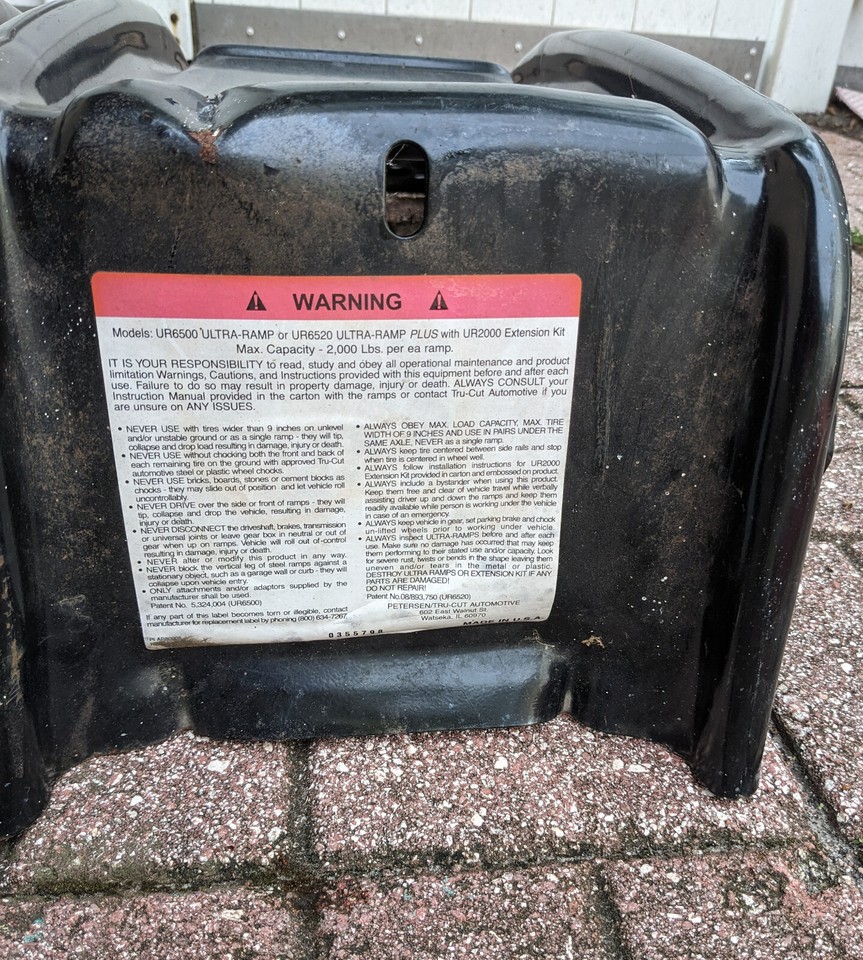 Used Pittsburgh automotive car ramp UR6500 Ultra-ramp | eBay