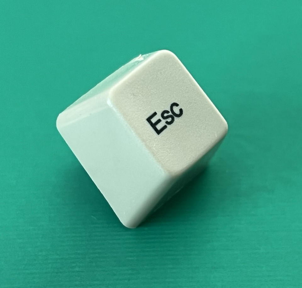ESC Key Cap (Pebble) for IBM Model M Replacement Unicomp Keycap BRAND ...