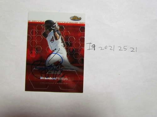 2003 Topps Finest Brandon Phillips Signed Baseball Card | eBay