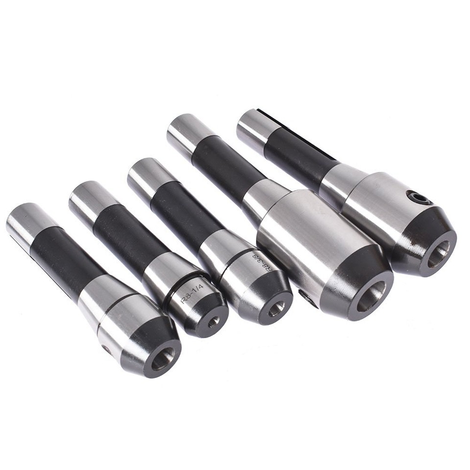 R8 End Mill Holder Set Adapter Kit 5 PCS For With a R8 Spindle Milling ...