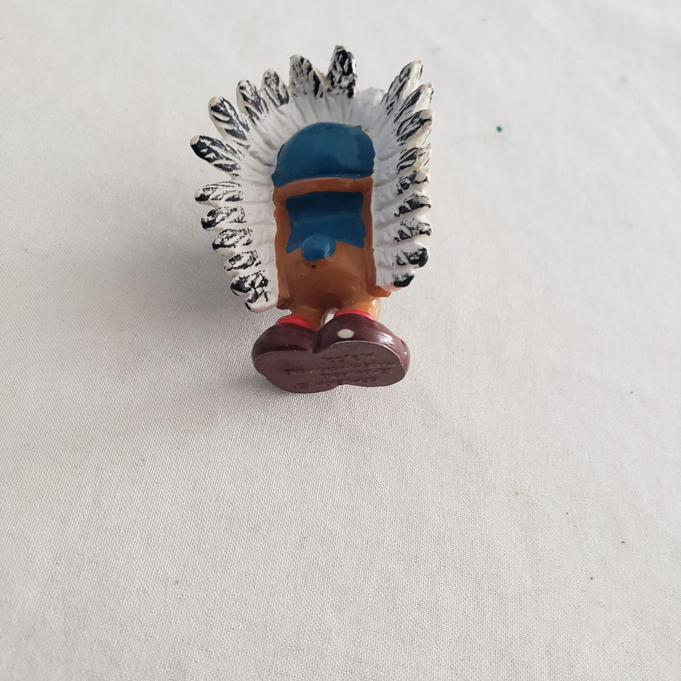 Smurfs Indian Chief Smurf 1981 Vintage Figure PVC Figurine Schleich ...