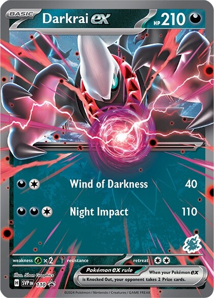 Darkrai ex | SVP 110 | Pokemon Battle Academy 2024 Promo | eBay