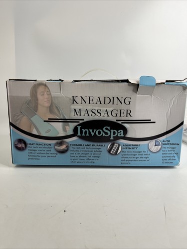 InvoSpa Kneading Massager. Shiatsu Electric Massager With Heat | eBay