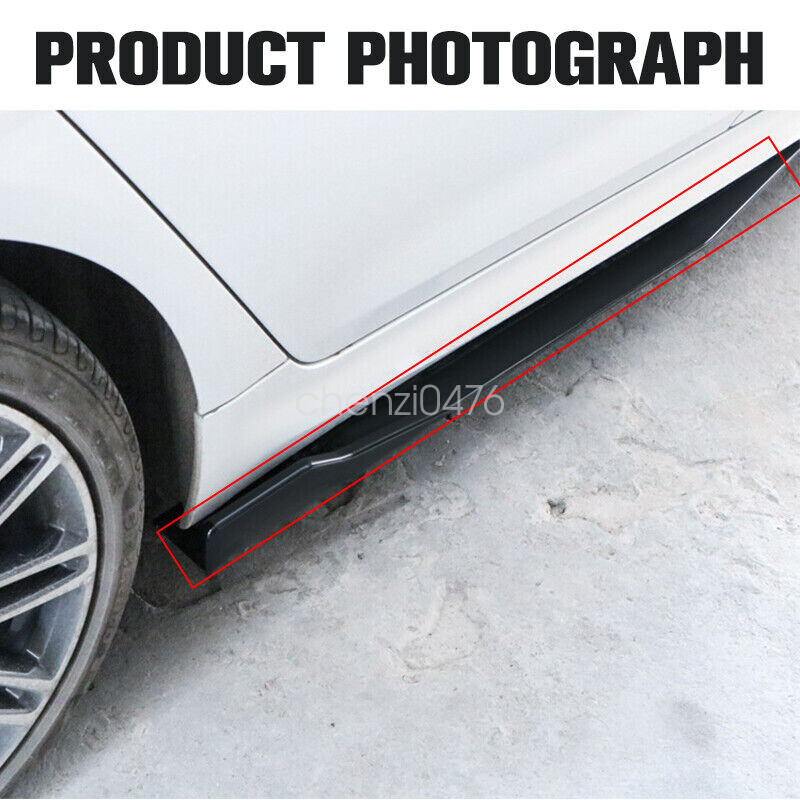 For Volvo C30 C40 C70 Glossy Black Front Bumper Lip Spoiler Splitter ...
