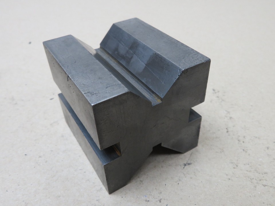 Vee Block 2 1/4" x 2 1/4" x 2 1/2" With Over Clamp | eBay UK