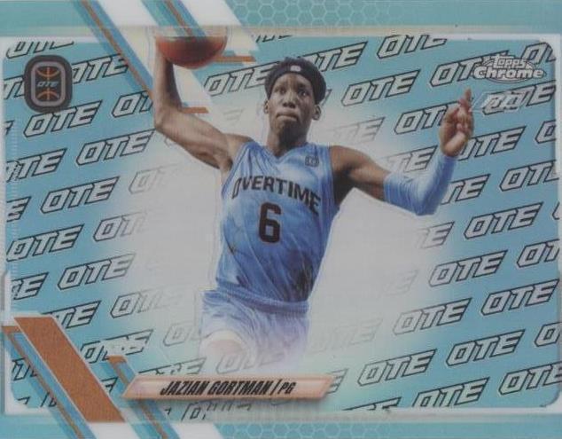 2021-22 Topps Chrome OTE Overtime Elite - Jazian Gortman #64 Ote ...