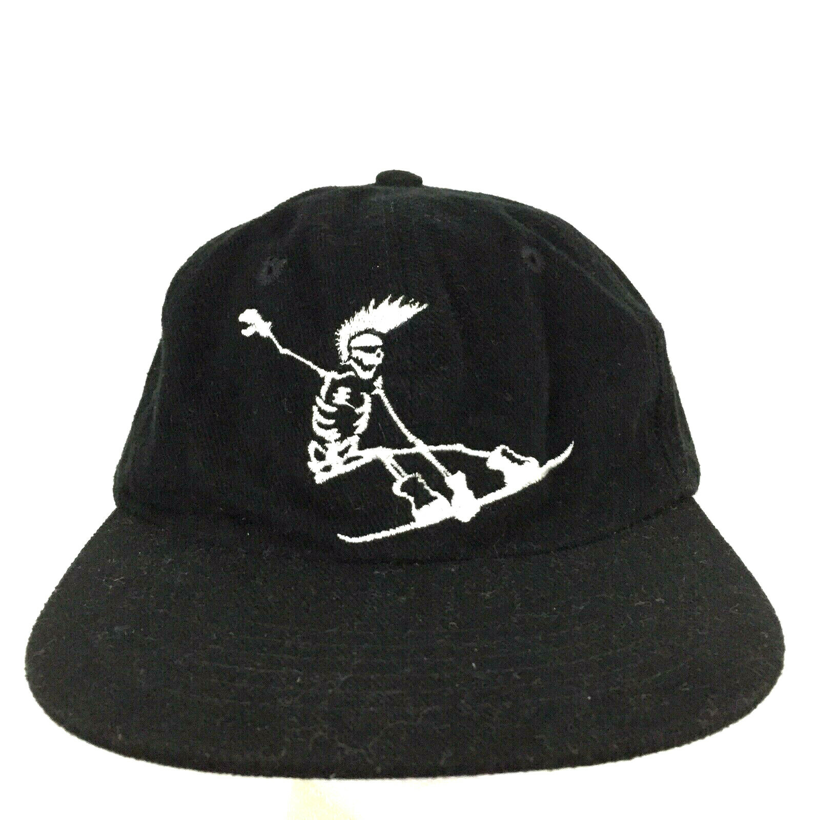 Vtg 90s LA Gear Cap Snowboard Skeleton Logo Skateboar… - Gem