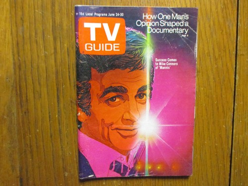 June 24, 1972 TV Guide (MANNIX/SHERRY BAIN/MIKE CONNORS/TIGHTROPE) | eBay