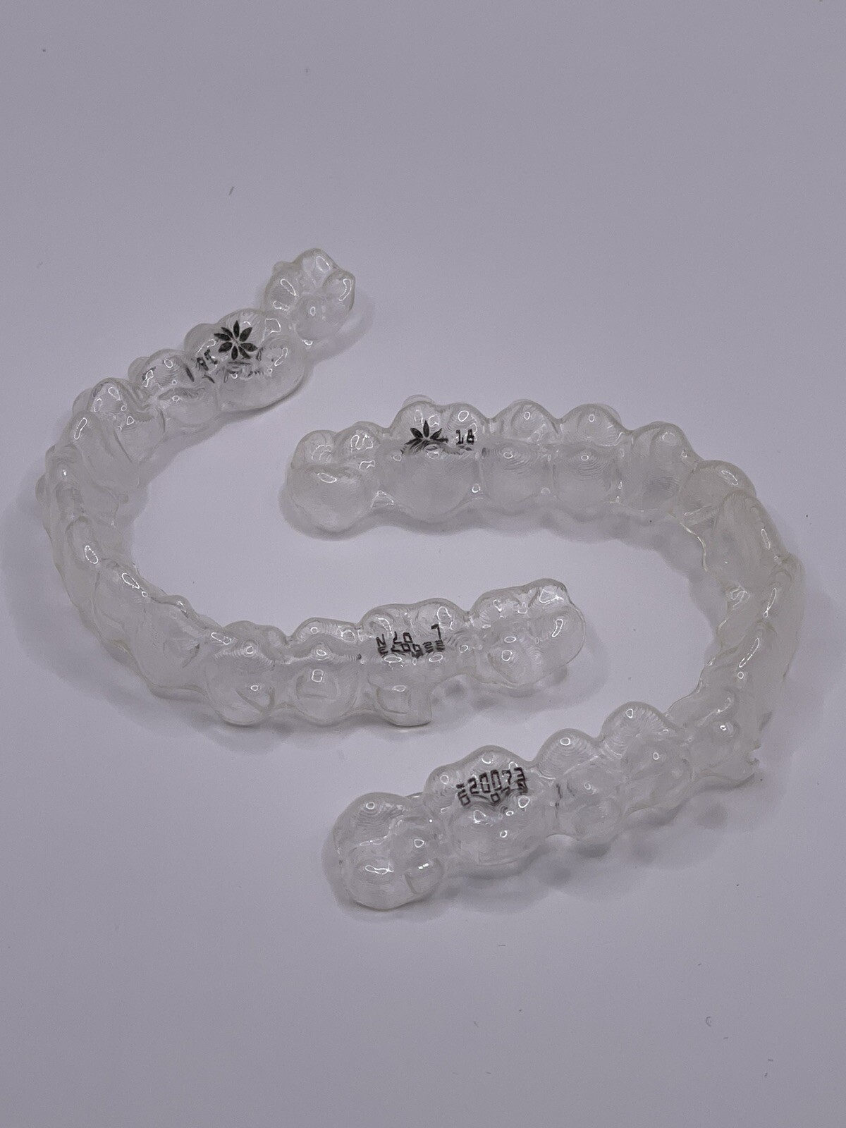 2 USED INVISALIGN Teeth Aligners, Clear Braces, Retainers, Arts & Craft ...