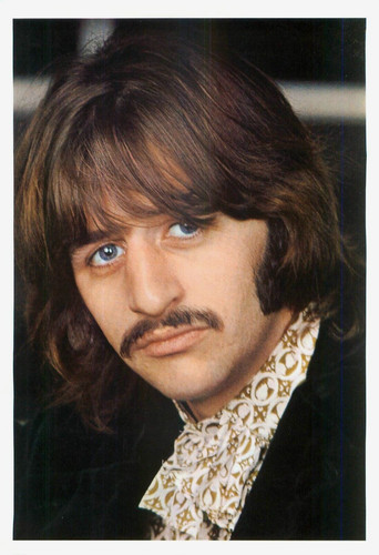 Vintage Ringo Starr Drummer for The Beatles Headshot Photo Print 11" x ...