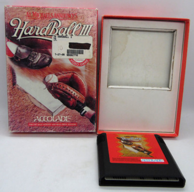 Al Michaels Announces HardBall III (Sega Genesis, 1993) In box No ...