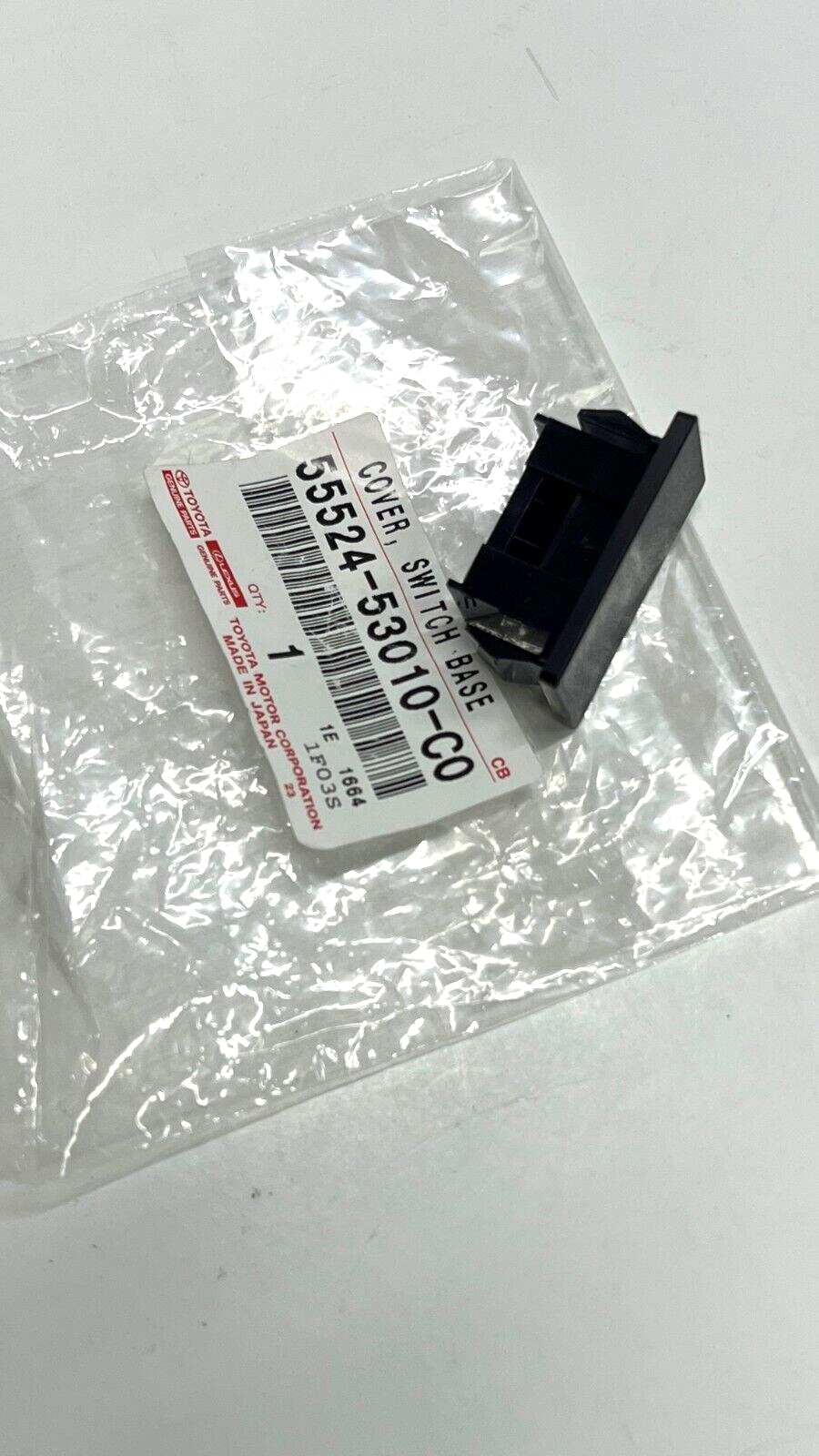 2001-2005 IS300 GENUINE LEXUS COVER,BASE SWTICH HOLE BLACK 55524-53010 ...