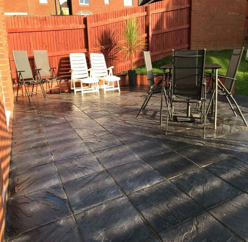 32 X BRADSTONES EDALE ECO DARK GREY PATIO SLABS 600X600MM CODE 23561 ...