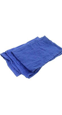 10lb Box Recycled Blue Shop Rags,Surgical Rags/Huck Towel Rags | eBay