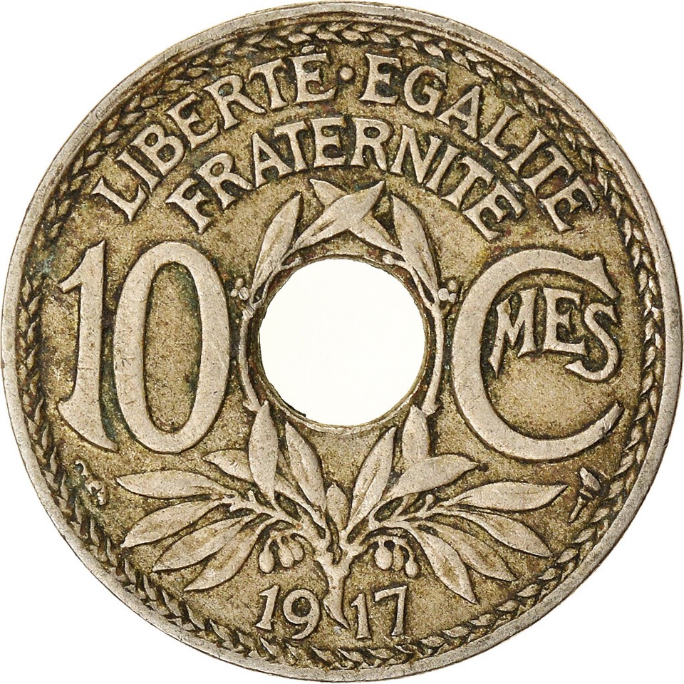 [#922789] Coin, France, 10 Centimes, 1917 | eBay