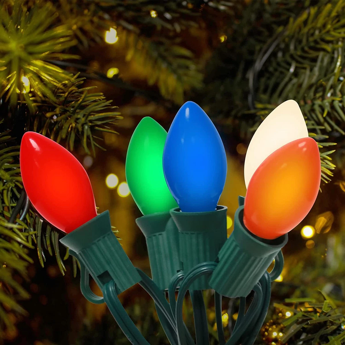 Retro Christmas Lights Outdoor