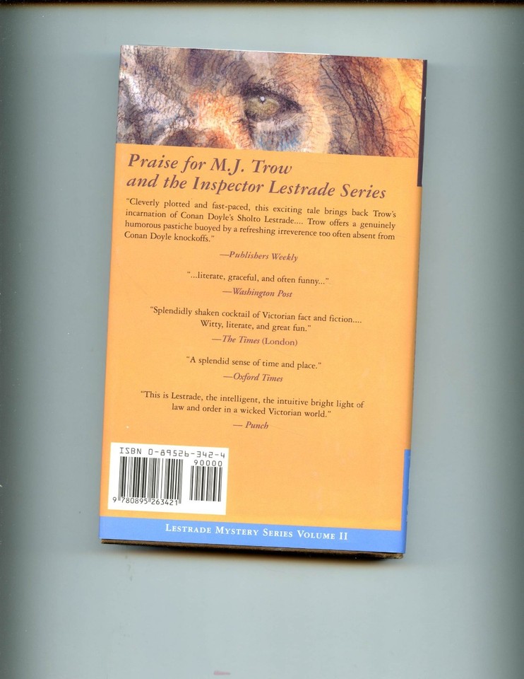 BRIGADE - Further Adventures of Inspector Lestrade . M J Trow ,US 1st ...