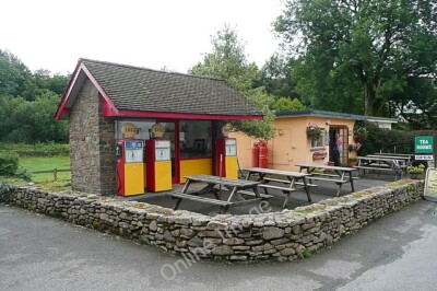 Photo 6x4 Two filling stations Withypool In the heart of the tourist ...