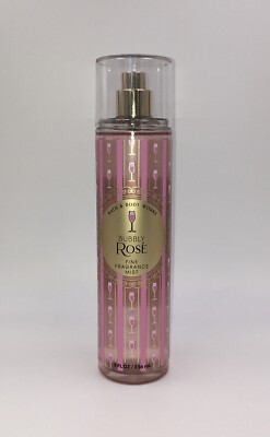 NEW Bath & Body Works BUBBLY ROSE Fine Fragrance Mist 8 Oz - Ships For ...