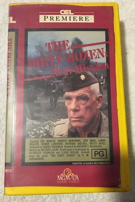 The Dirty Dozen Next Mission MGM CEL Video VHS Tape | eBay Australia