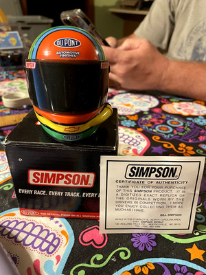 Jeff Gordon Simpson Mini Racing Helmet Limited First Edition #24 Dupont ...