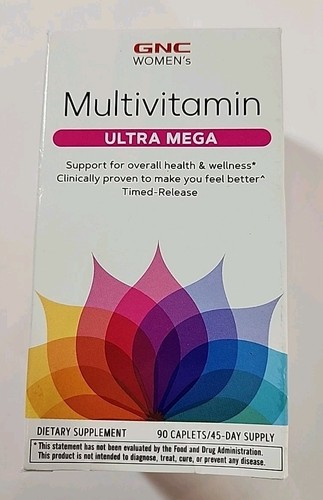 NEW SEALED GNC Women's Ultra Mega Multivitamin 90 Ct Immune Health ...