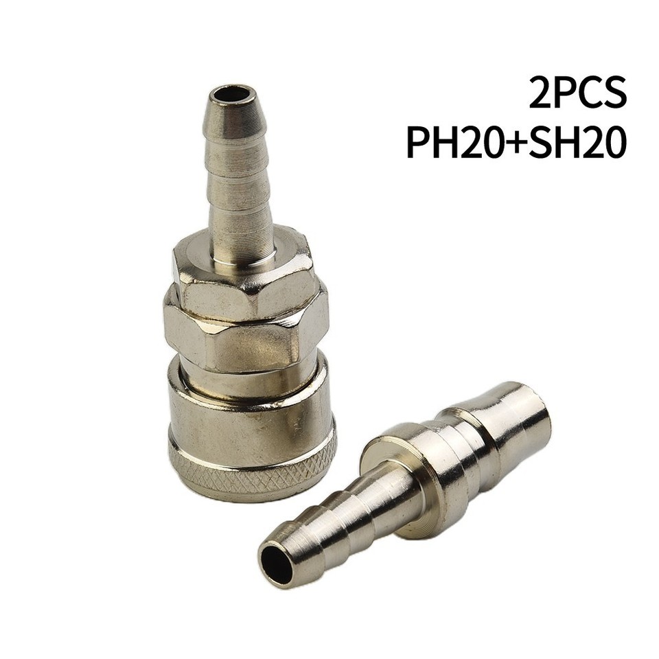 Hose Fittings Quick Release SH20 PH20 Silver Compressor Coupler ...
