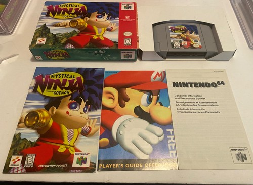 Mystical Ninja Starring Goemon Nintendo 64 N64 EXMT+ condition COMPLETE ...