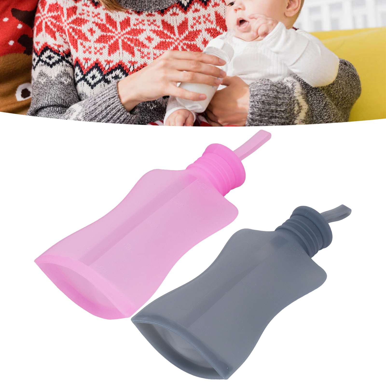 ZZ1 Milk Storage Bag Silicone Reusable Leak Proof Safe Breast Milk Freezer Bags | eBay Australia