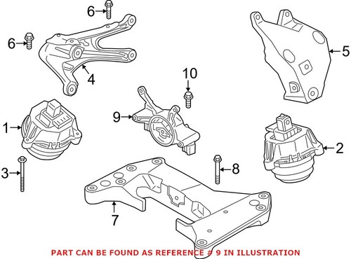 Genuine OEM Automatic Transmission Mount For BMW 22326862575 | eBay