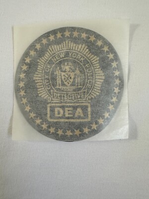 1 BRAND NEW AUTHENTIC DEA DETECTIVE PBA STICKER WINDSHIELD | eBay