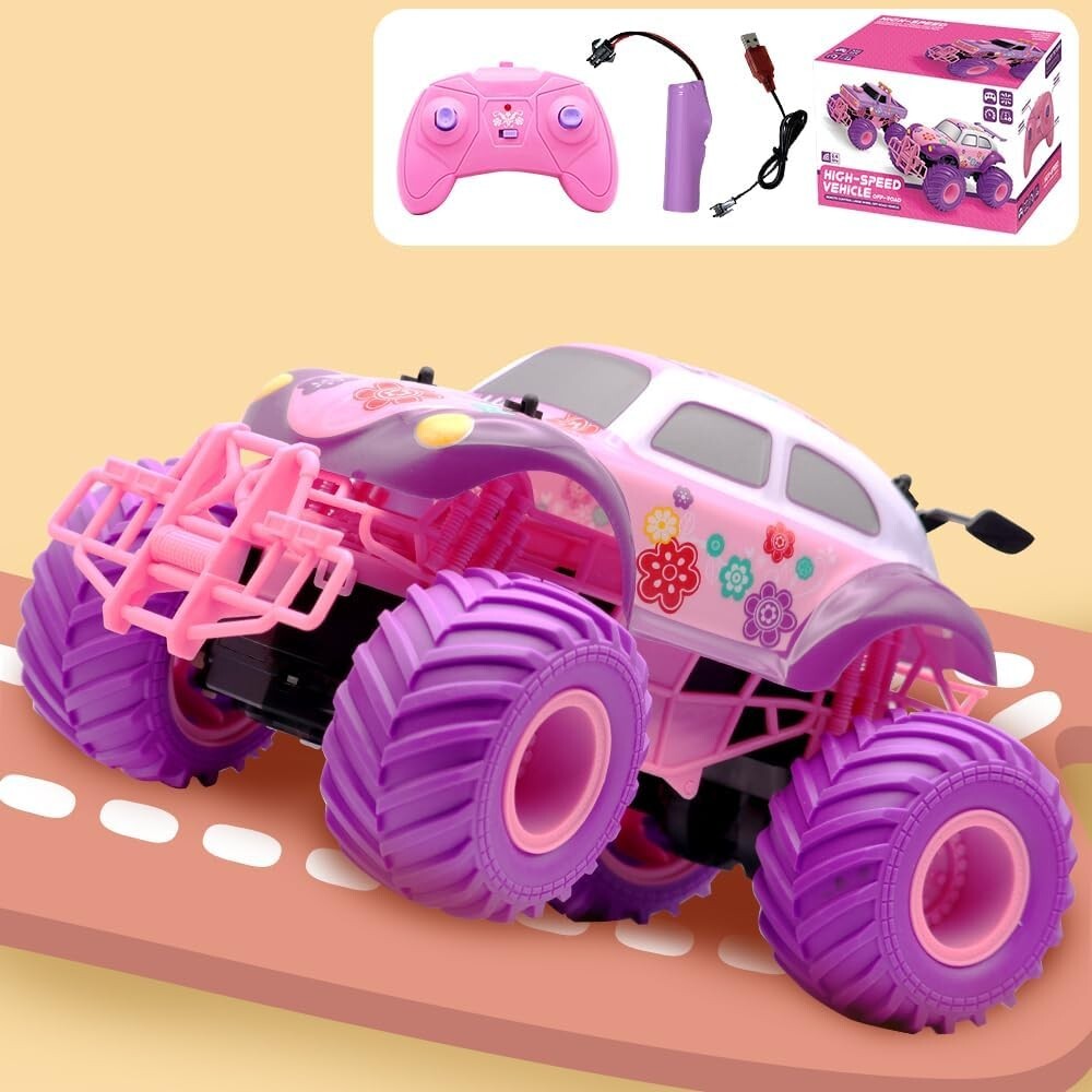 Pink Remote Control Truck