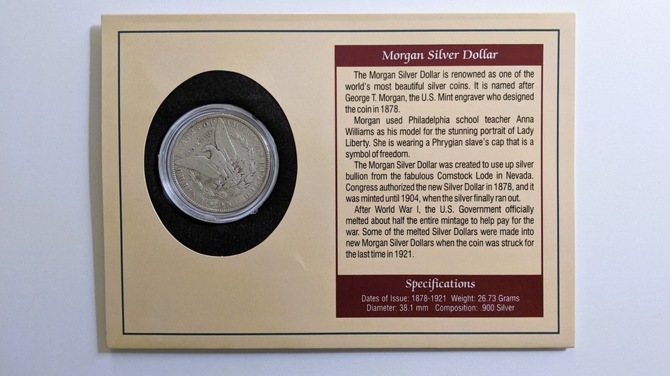 1883 Morgan Silver Dollar Portraits of Liberty Set Morgan Mint 1978 ...