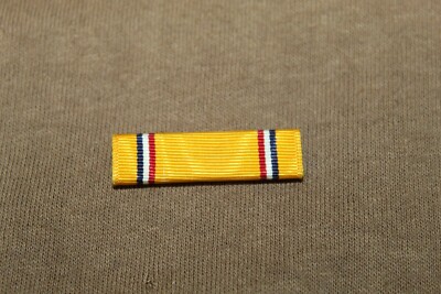 Original WW2 U.S. Military American Defense Service Medal Ribbon Bar ...